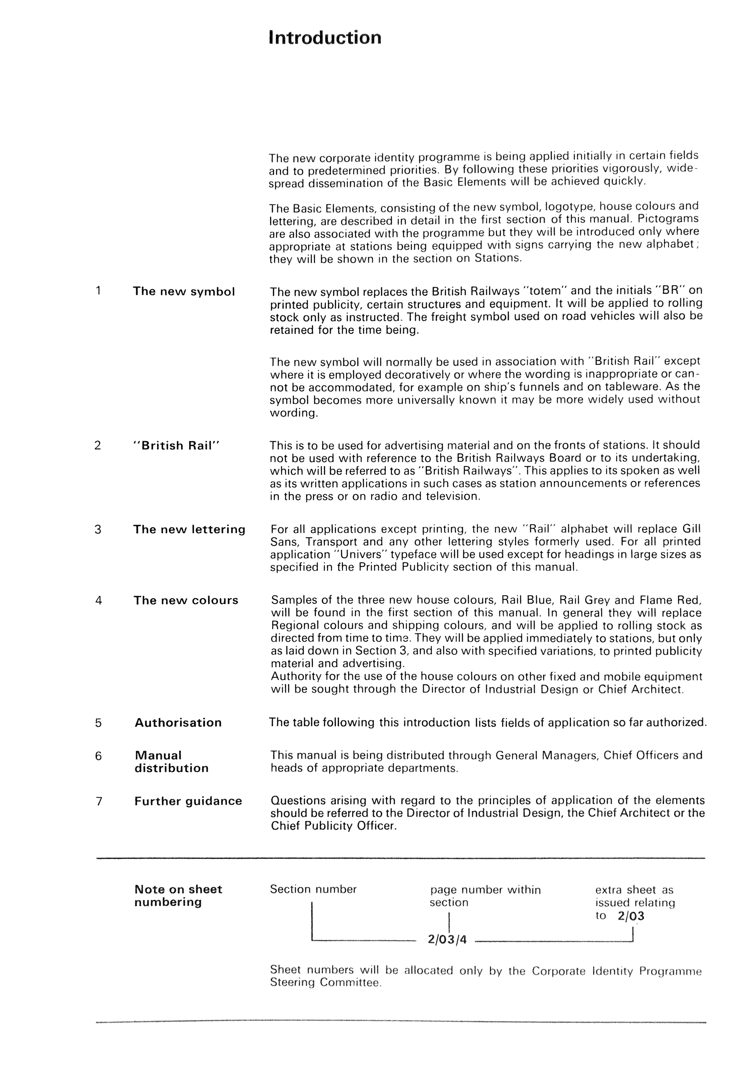 British Rail Corporate Identity Manual — Are.na